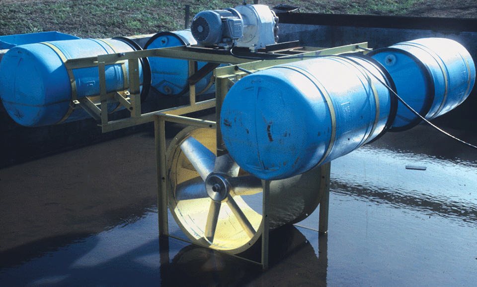 Mechanical water circulation aids pond water quality - Responsible ...