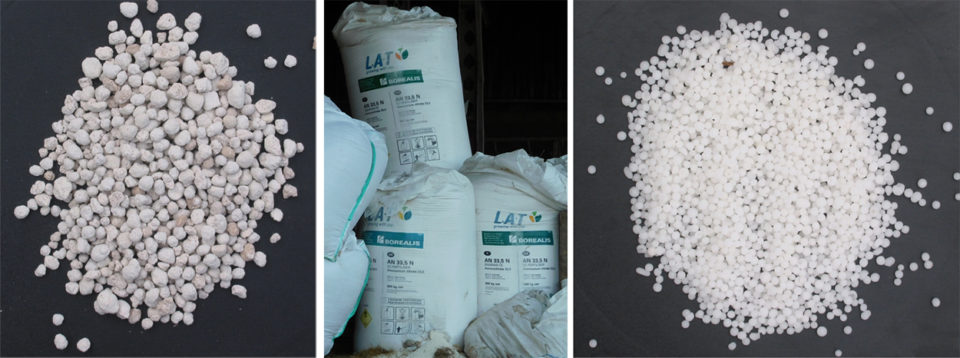 Properties of common commercial fertilizers in aquaculture ...