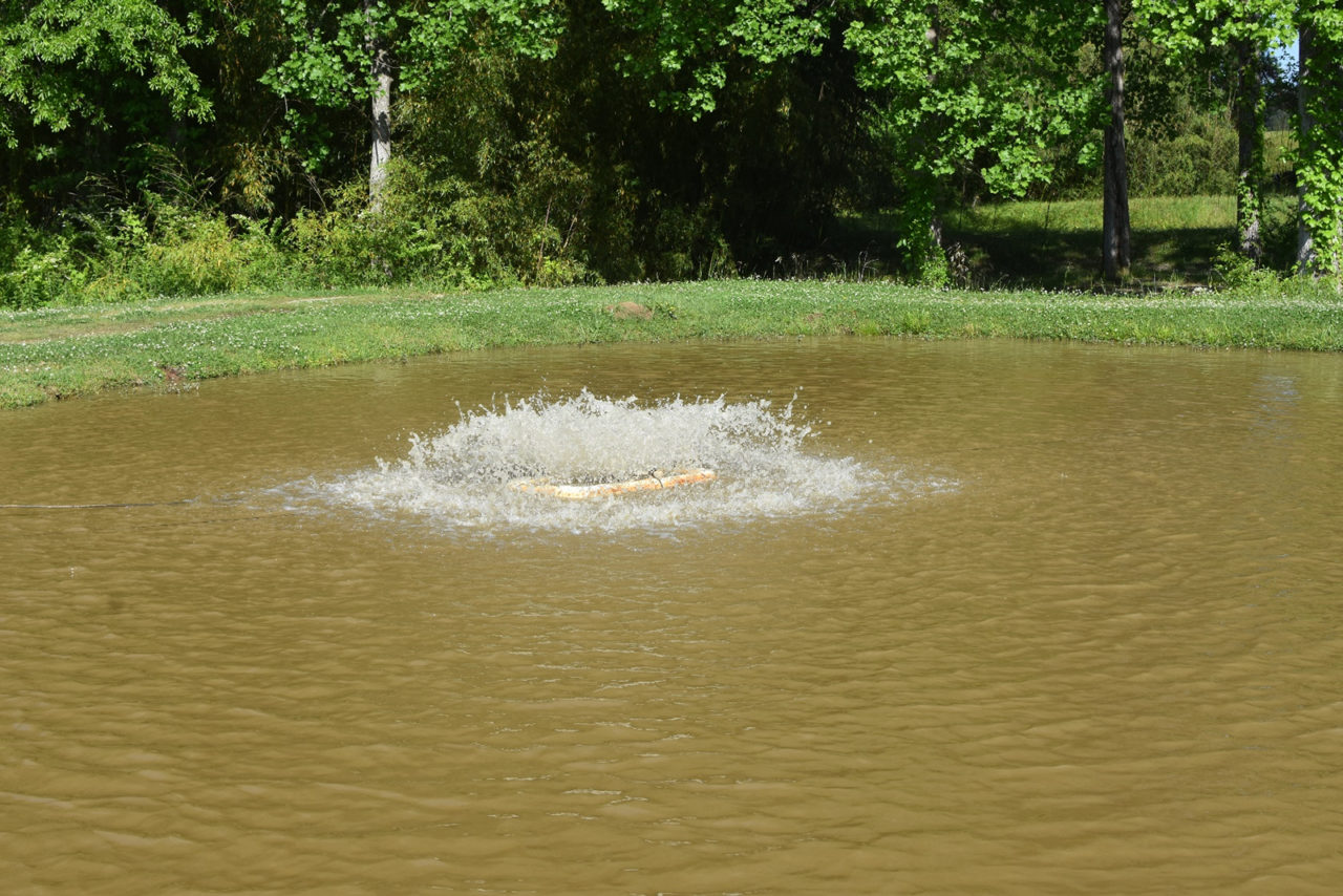 Effects of mechanical aeration on evaporation rate, water temperature ...