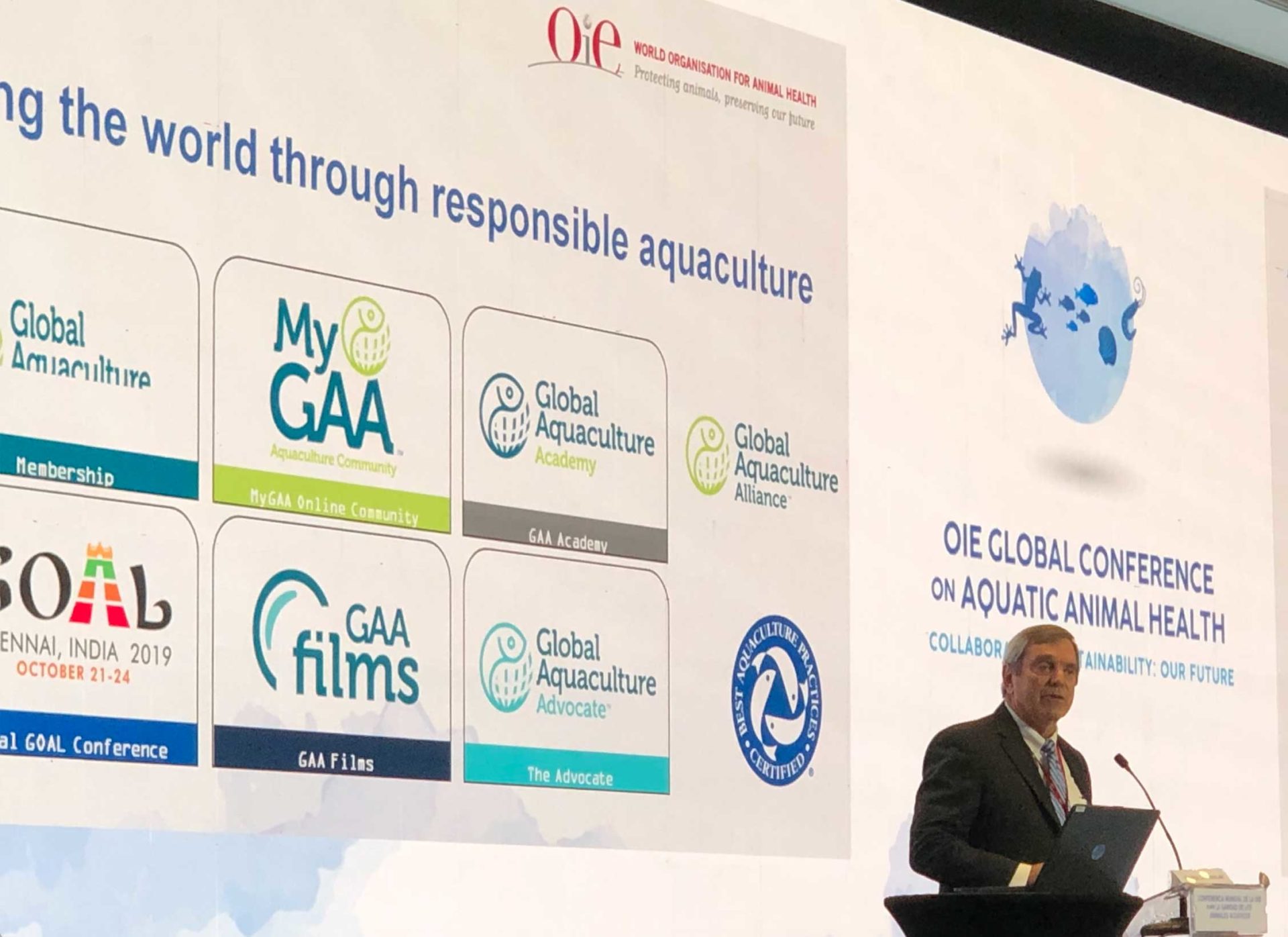 GAA's Chamberlain Keynotes Animal Health Conference in Chile