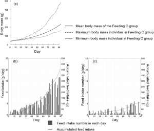 Feeding simulation developed using fish-schooling behavior ...